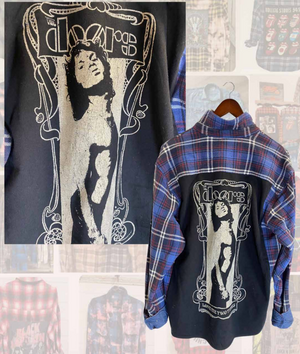 The Doors Vintage Rocker Flannel Shirt